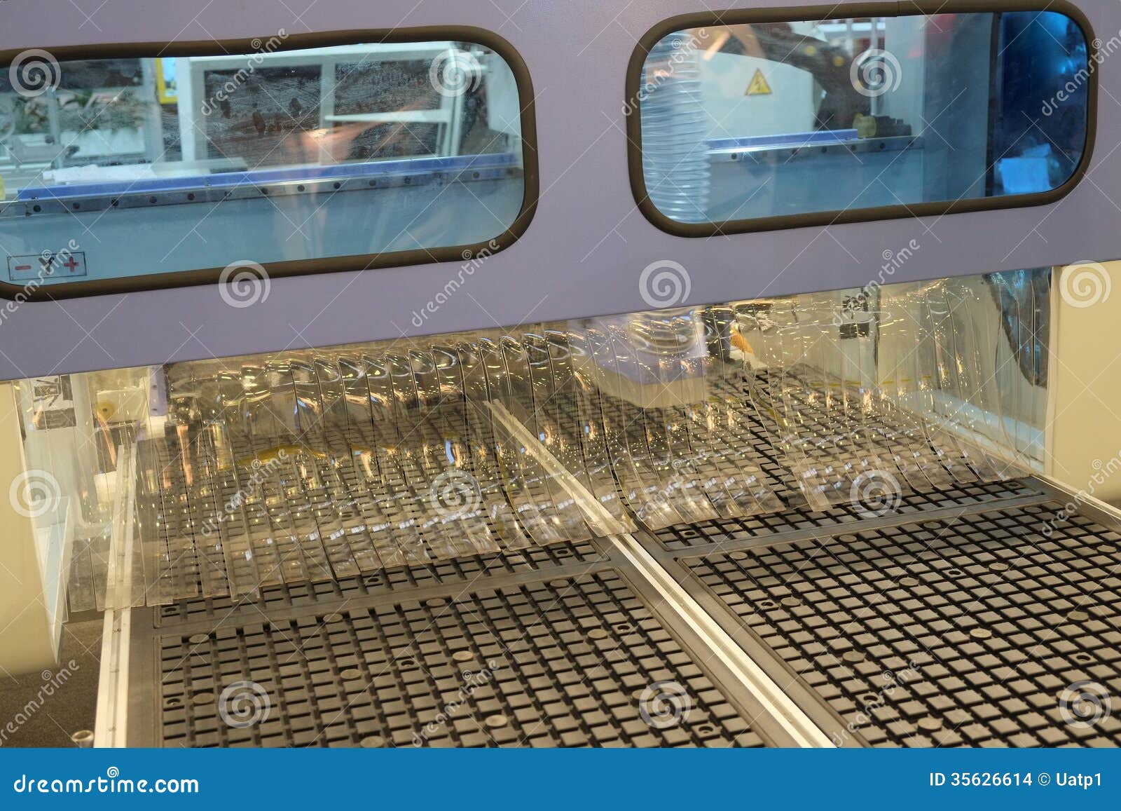 Industrial Woodworking Machine Stock Photo - Image of forestry, factory ...