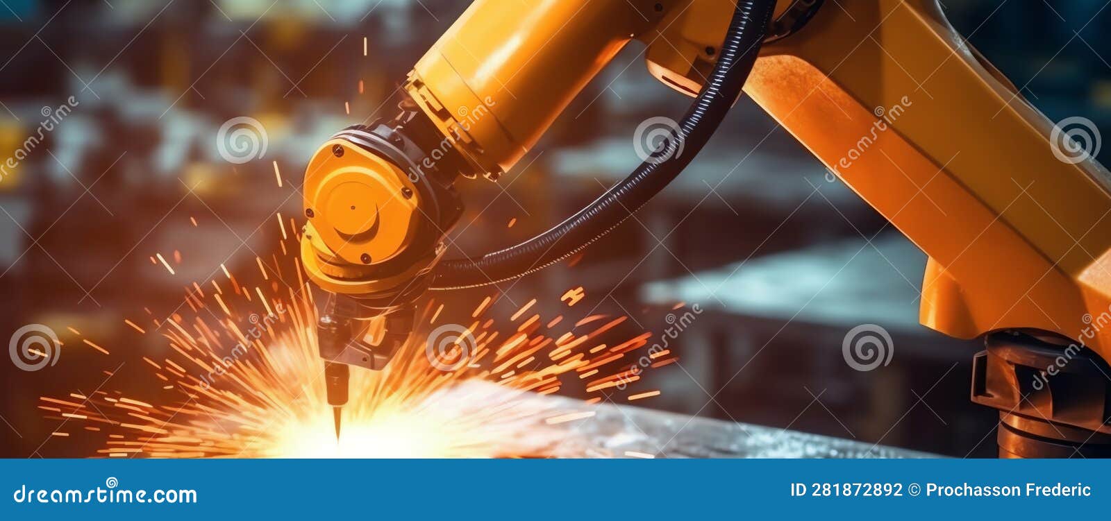 Industrial Work, AI Generated Stock Photo - Image of concept, robotics ...