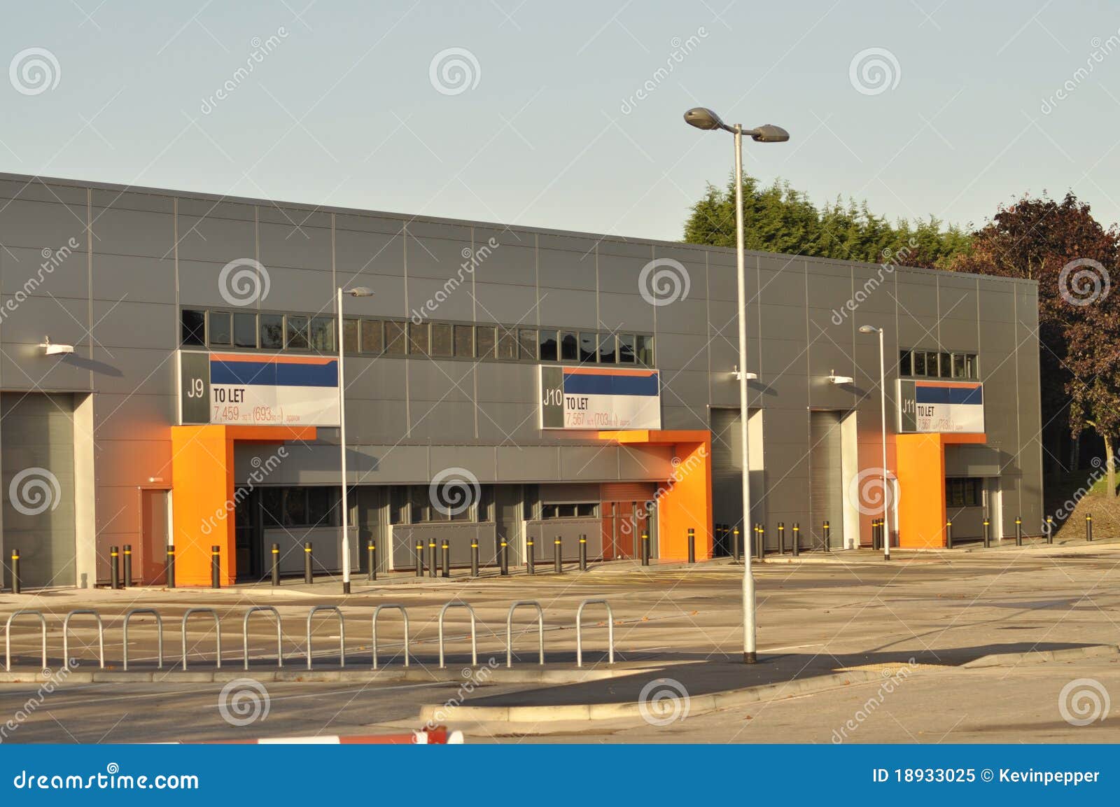 Industrial Warehouse Units stock image. Image of doors - 18933025