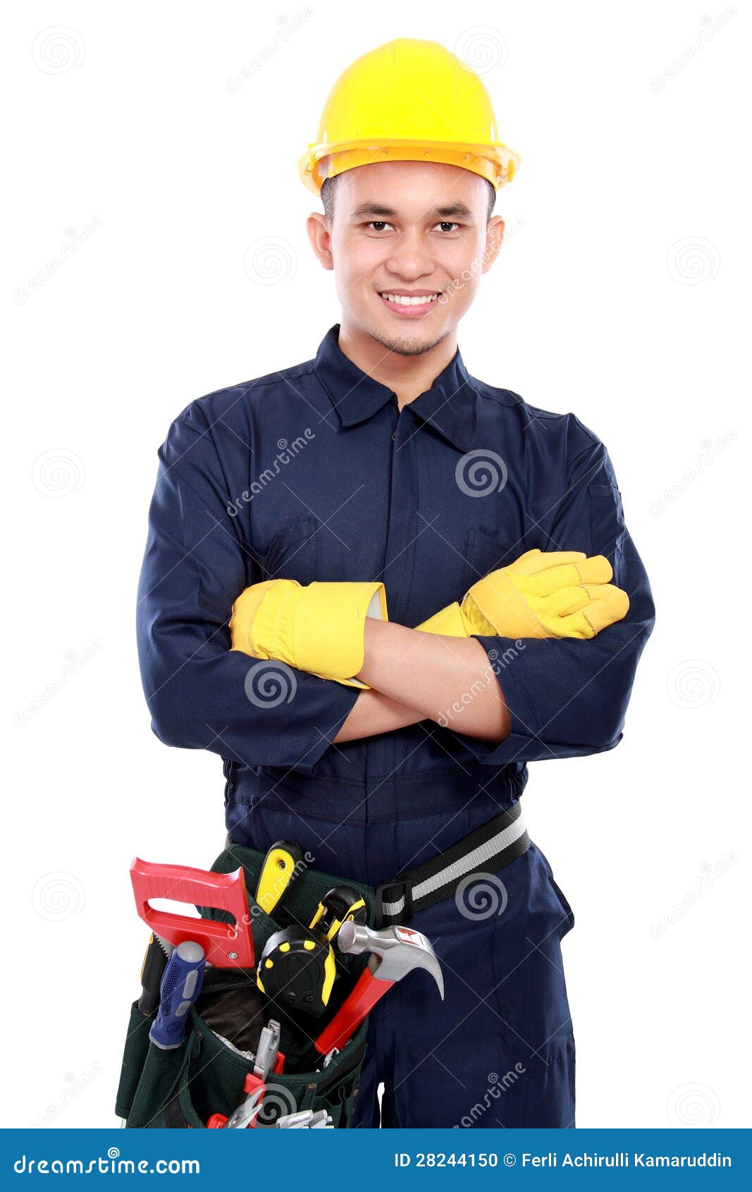 Industrial worker stock photo. Image of repair, hard - 28244150