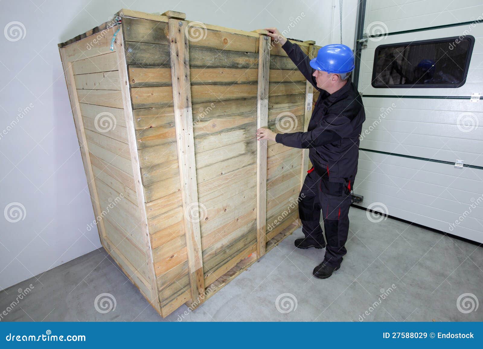 Industrial Worker in Hardhat and Uniform Checking Stock Image - Image ...