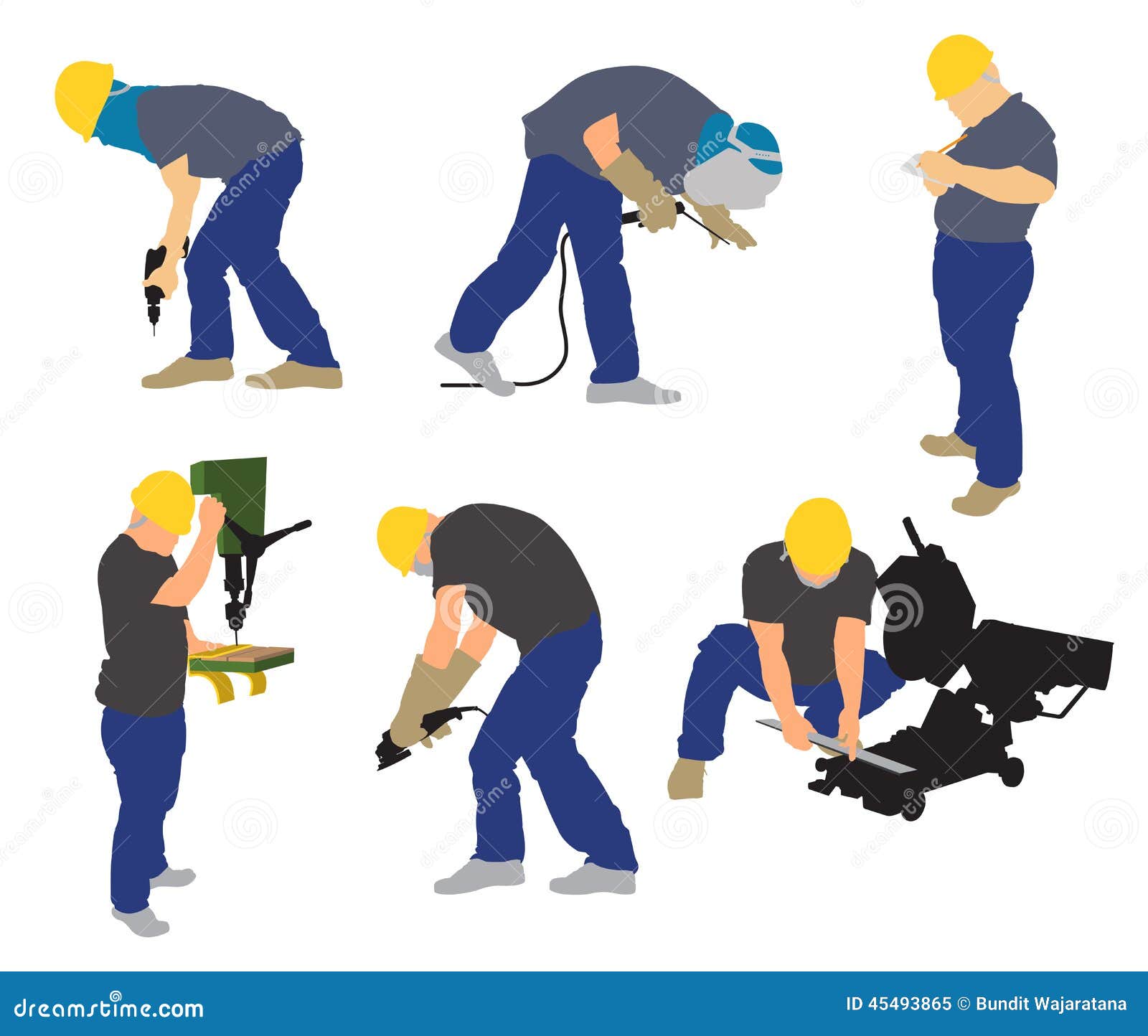 Industrial Worker icon stock illustration. Illustration of grinder ...