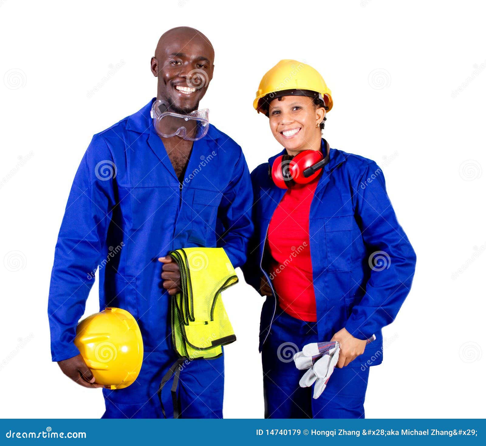 Industrial workers stock image. Image of blue, collar - 14740179