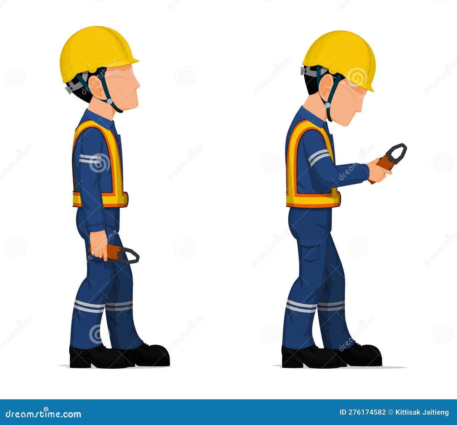 Clamp Meter Black Icon. Current Digital Clamp Meter. Vector ...