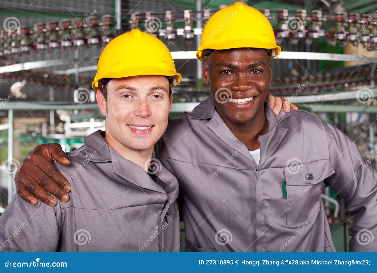 Industrial Workers Colleagues Stock Image - Image of manufacturer ...