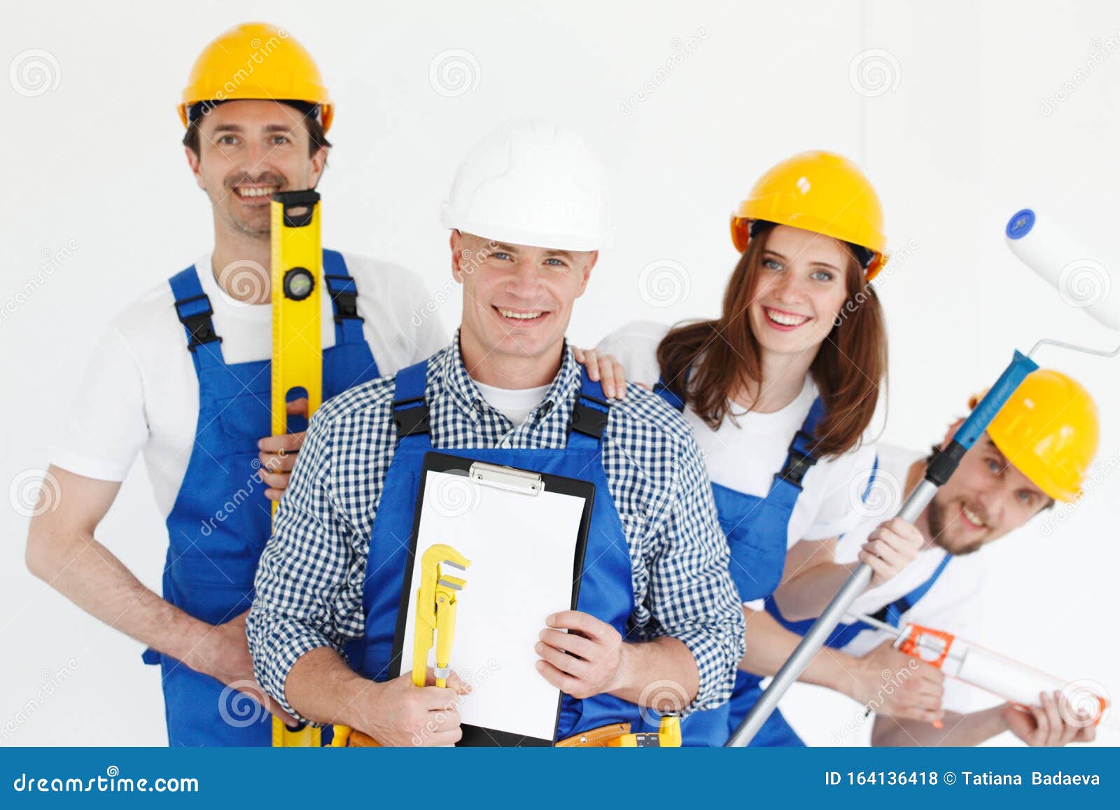 Industrial Workers with Tools Stock Photo - Image of repair, business ...