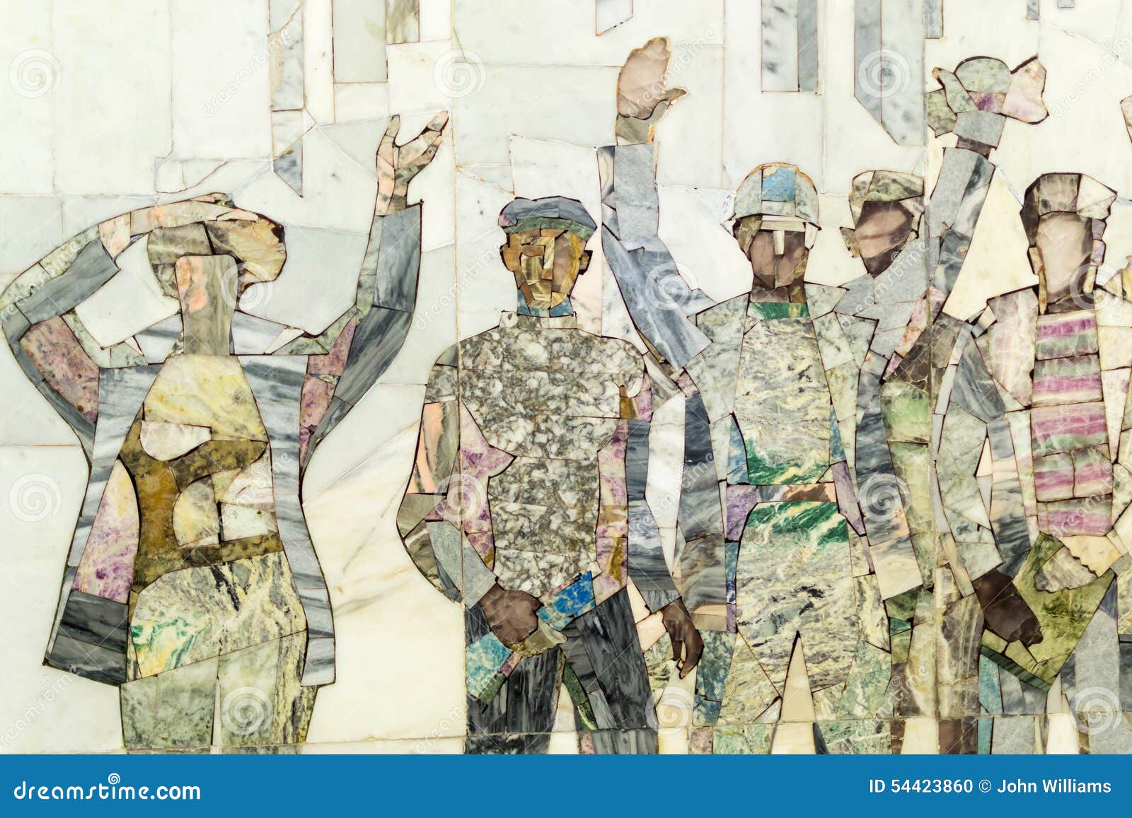 Industrial Workers Wall Abstract Stock Photo - Image of teamwork ...