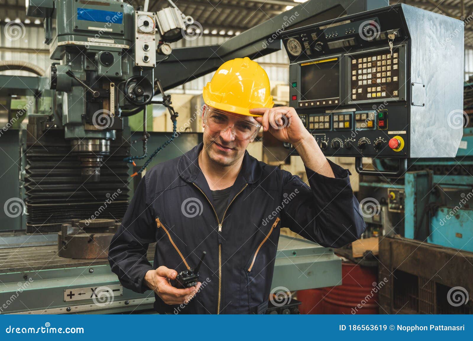 Industrial Workers are Working on Projects in Large Industrial Plants ...