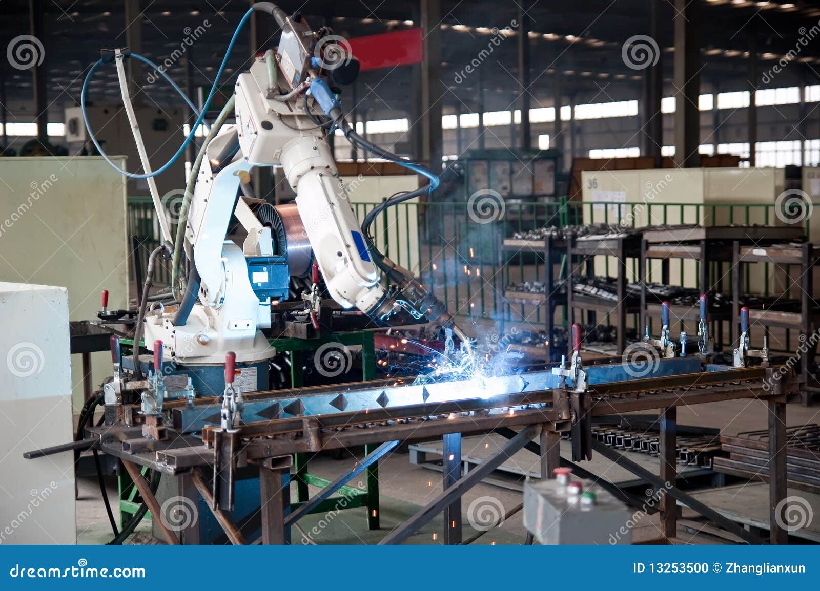 Industrial Workshop stock photo. Image of engine, motorized - 13253500