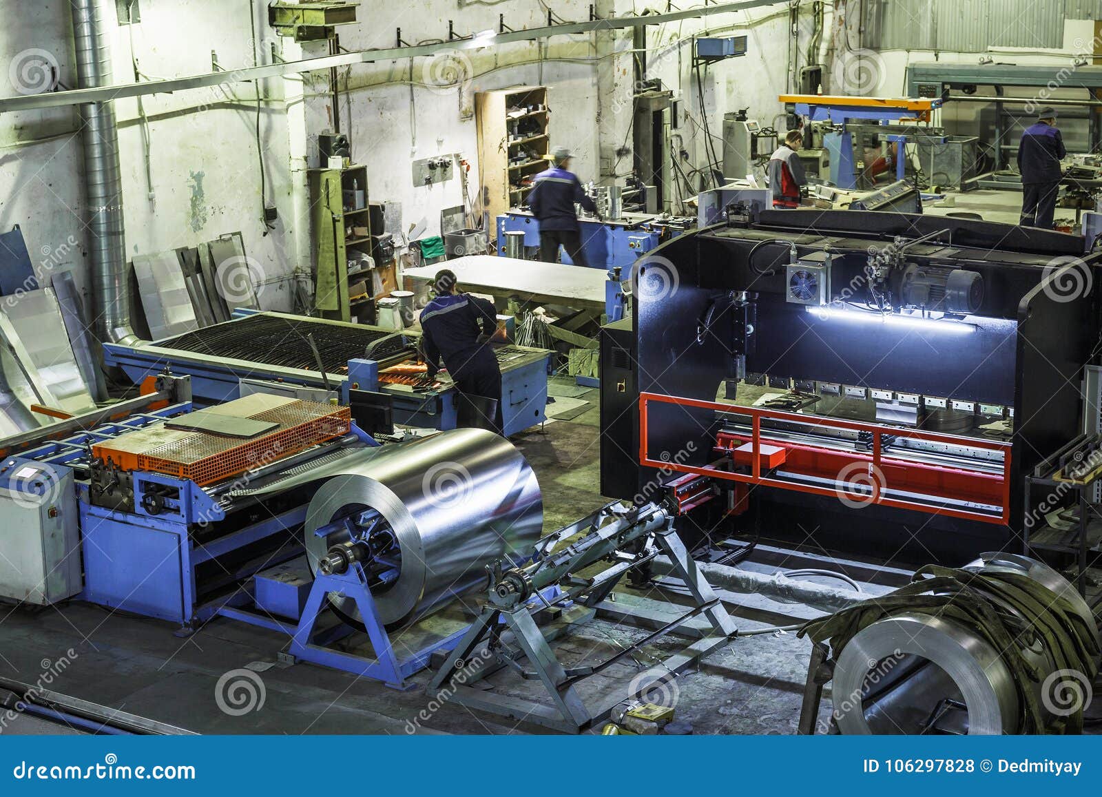 Industrial Workshop or Hangar on Production of Ventilation Systems ...