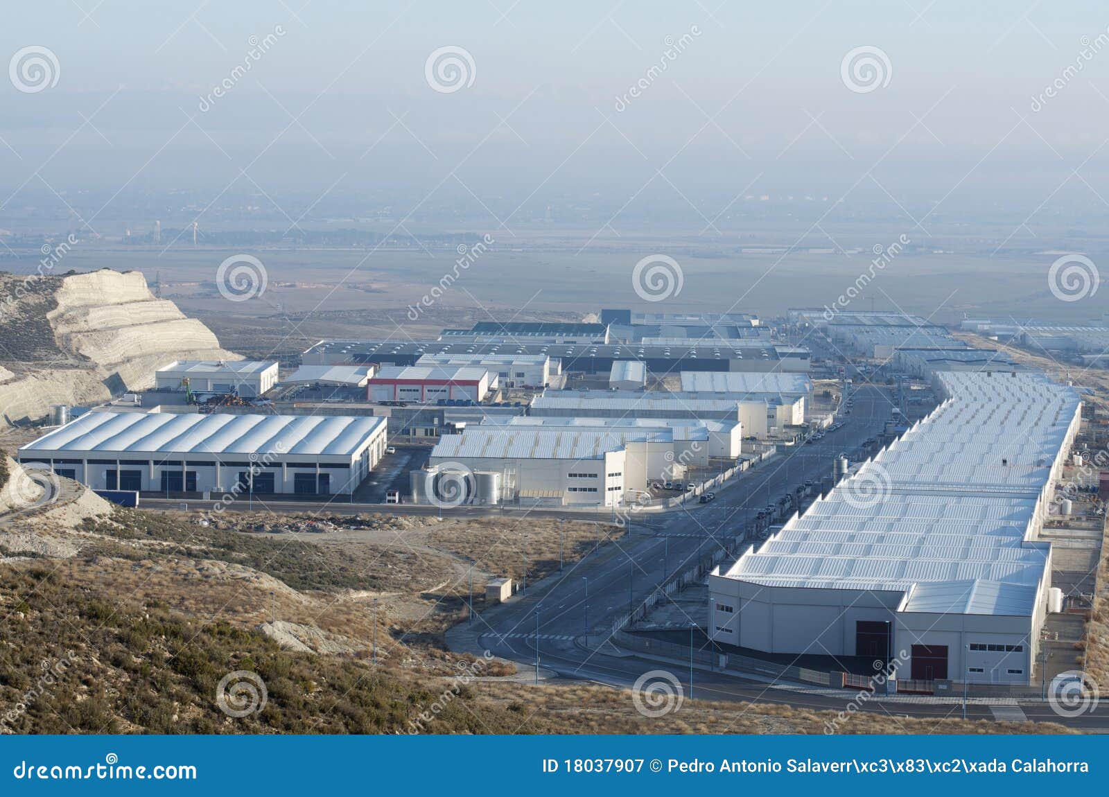 Industrial zone stock image. Image of door, field, energy - 18037907