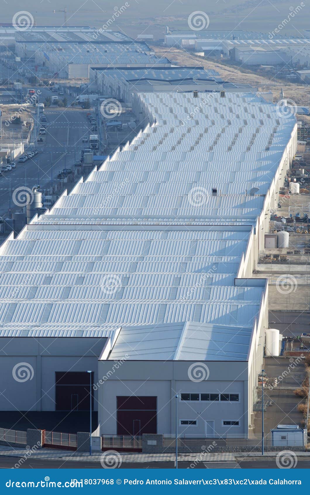 Industrial zone stock photo. Image of modern, manufacturing - 18037968