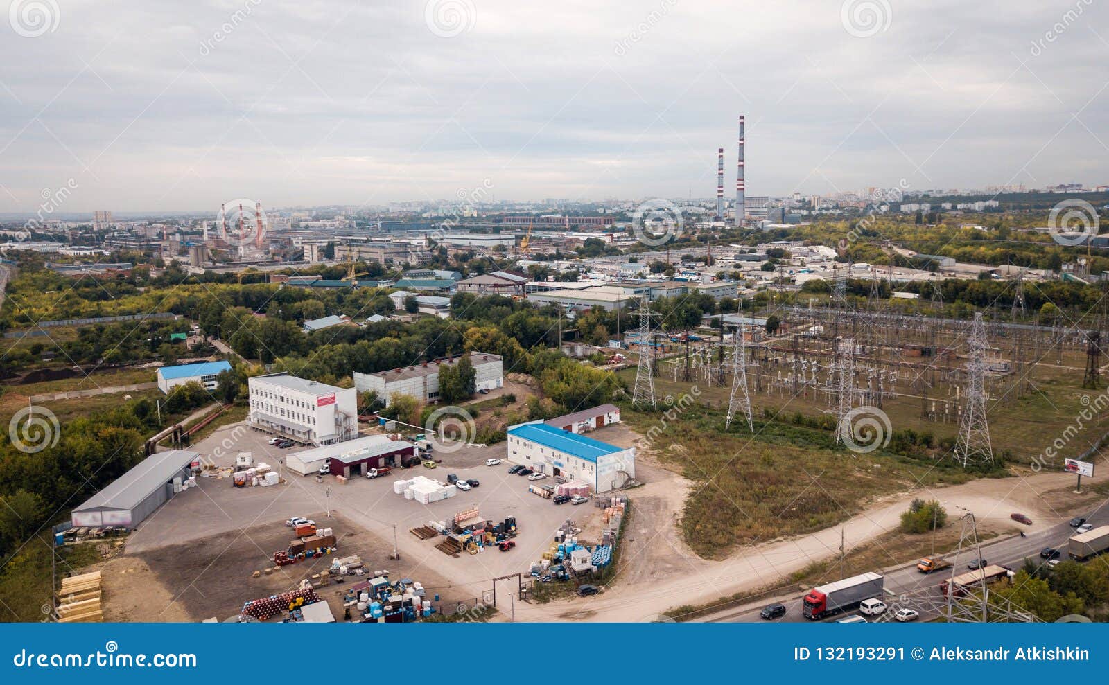 Industrial zone aerial stock image. Image of factory - 132193291 Industrial zone aerial stock image. Image of factory - 132193291