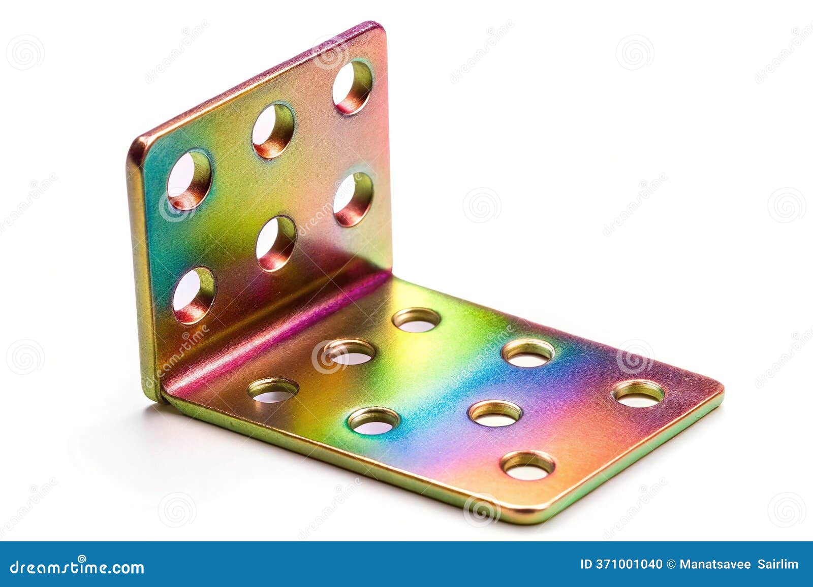 Metal Angle Corner Connets Two Wooden Beams Stock Photo | CartoonDealer ...