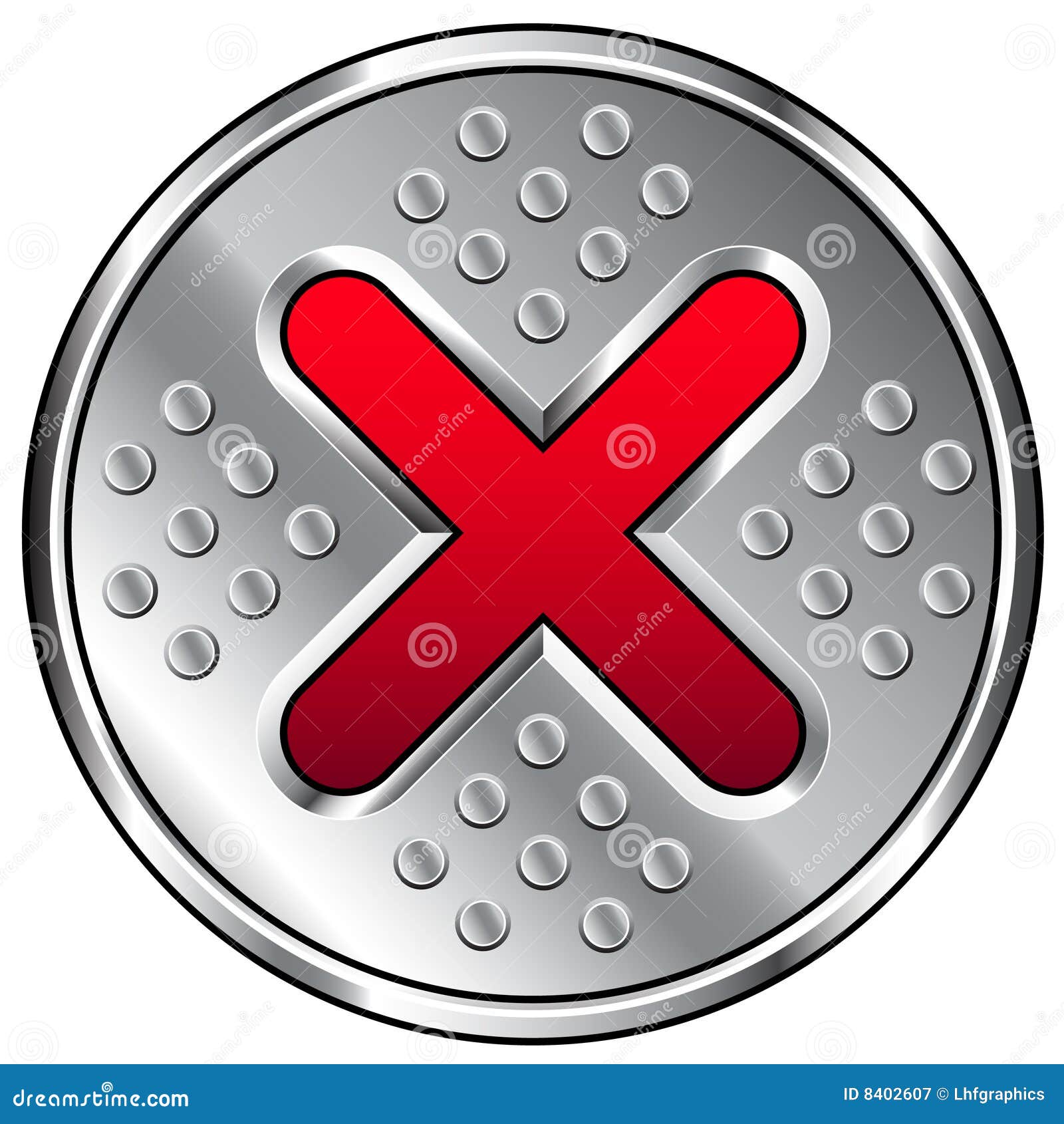 Industrieel X of Dicht Pictogram Vector Illustratie - Illustration of ...