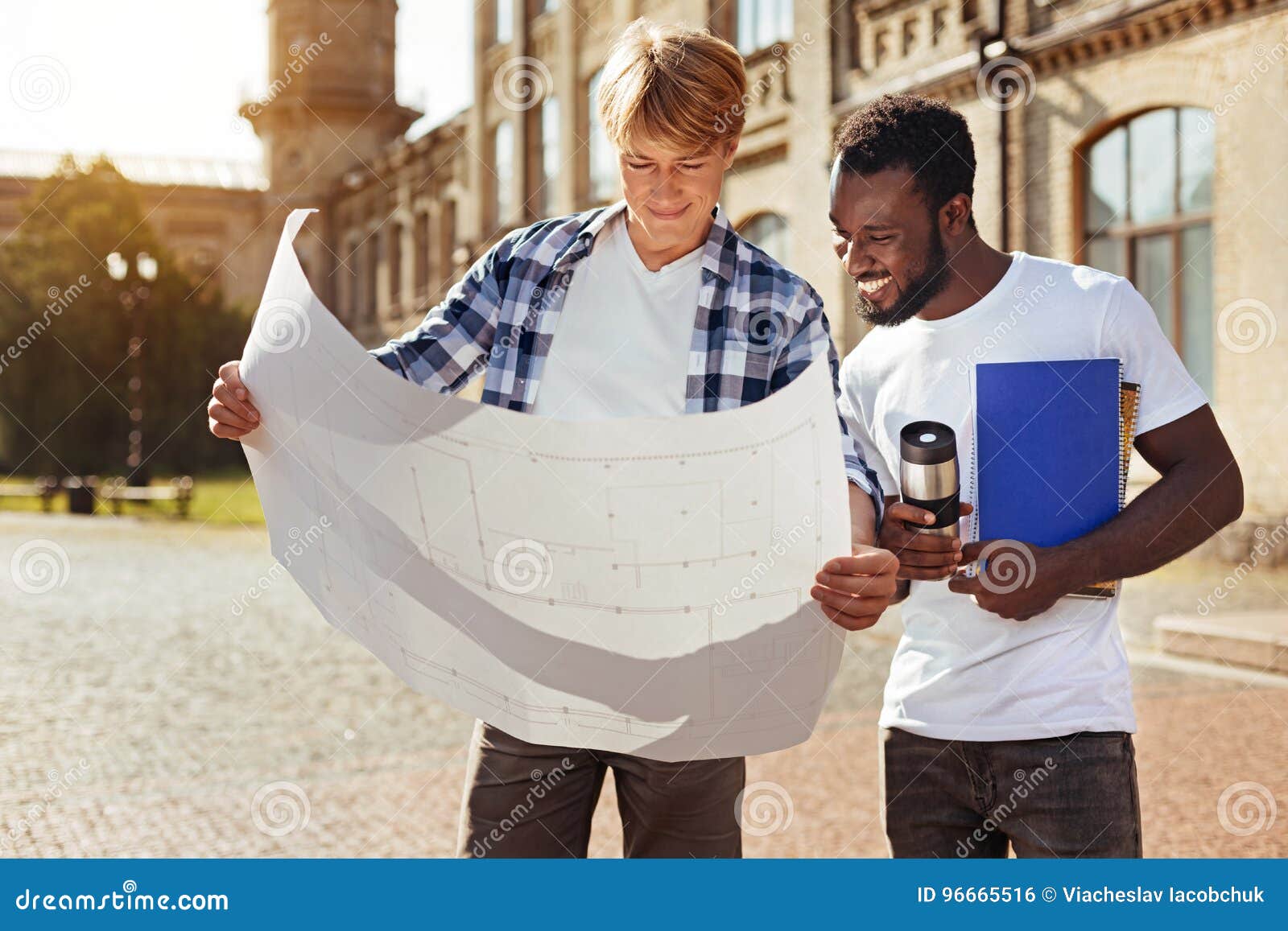 Industrious Dedicated Guy Showing His Plan Stock Photo - Image of ...