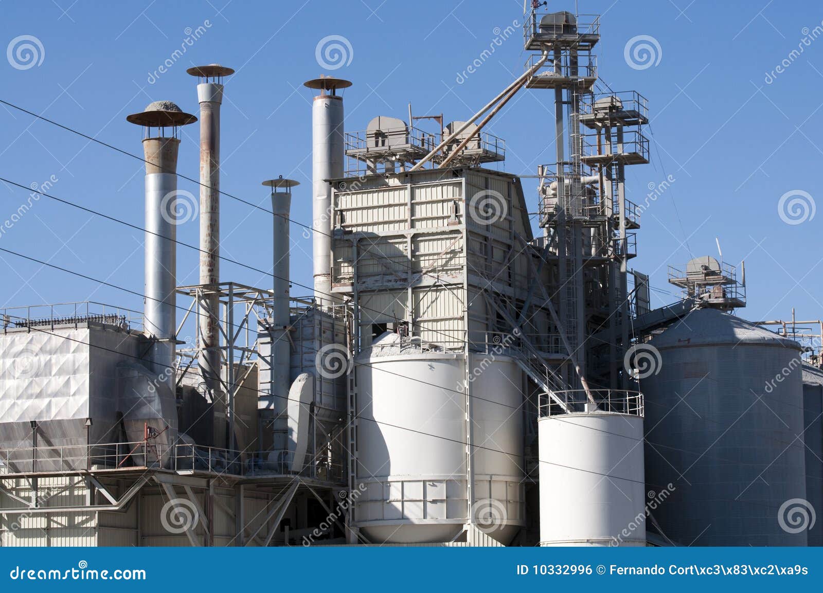 Industry stock photo. Image of smoke, blue, industry - 10332996