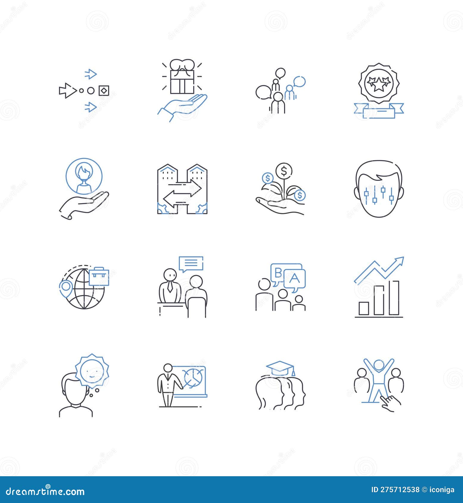 Modernization Industry Line Icons Collection. Digitization, Automation ...