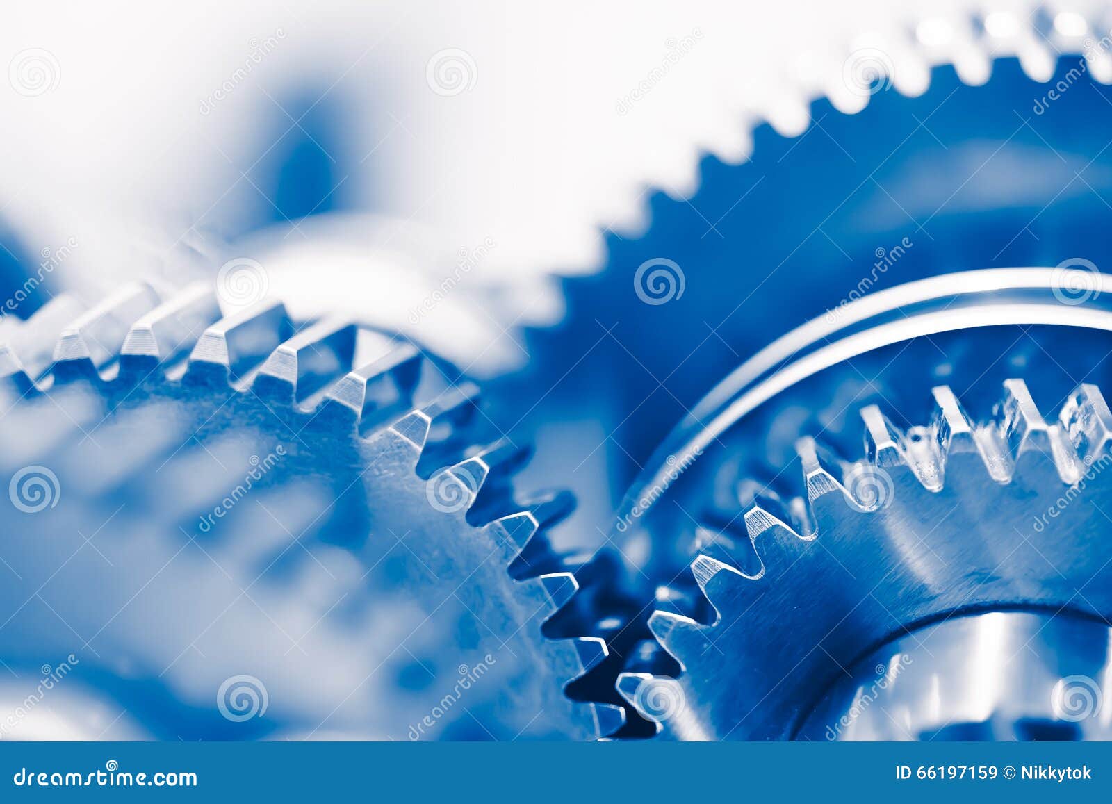 Industry Background with Blue Gear Wheels Stock Image - Image of ...