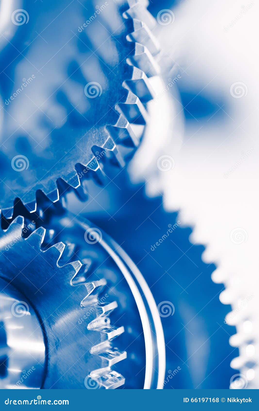 Industry Background with Blue Gear Wheels Stock Photo - Image of ...