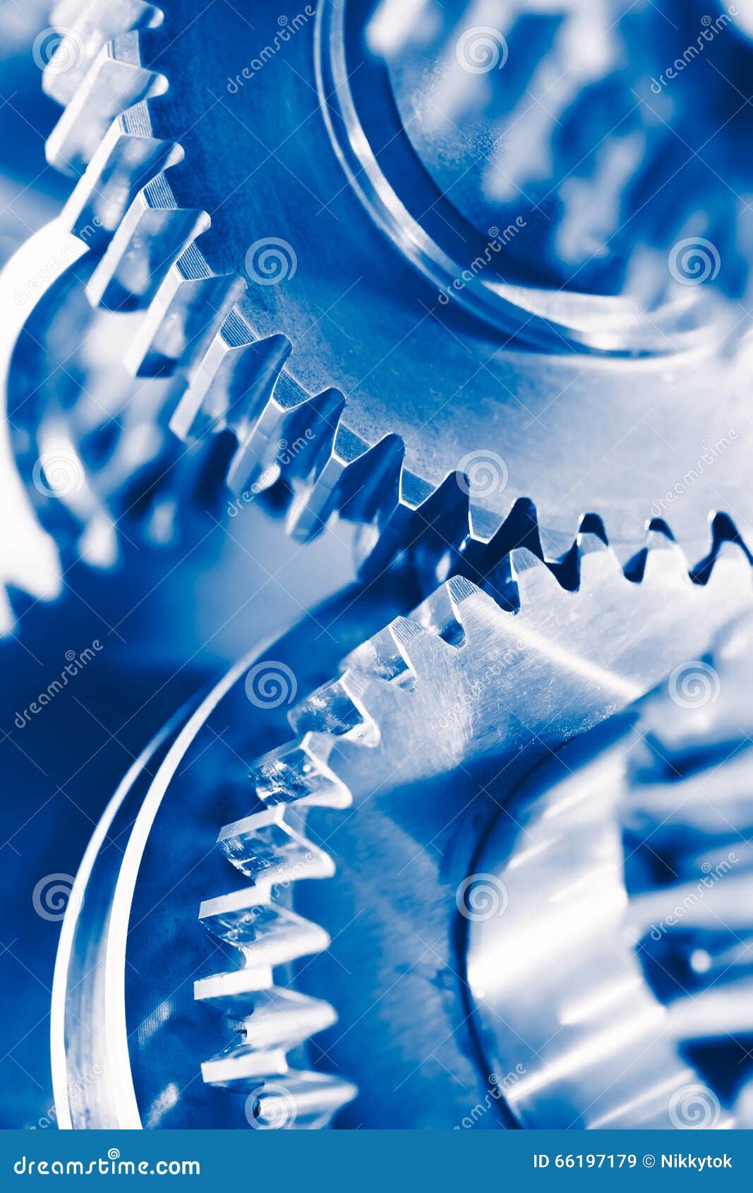 Industry Background with Blue Gear Wheels Stock Image - Image of cogs ...