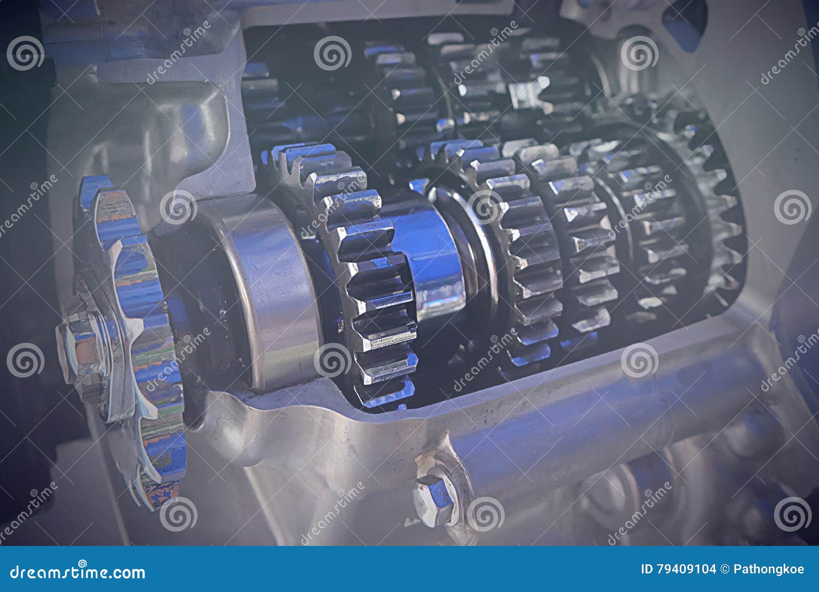 Industry Background Large Cog Wheels. Gears and Cogs Macro Stock Photo ...