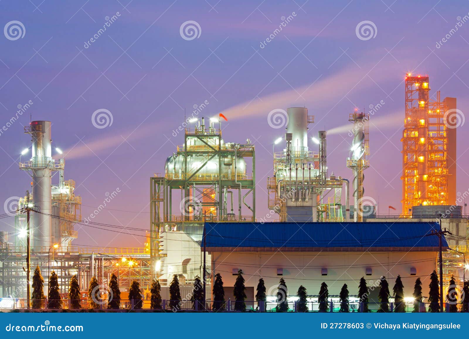 Industry Boiler in Oil Refinery Plant Stock Image - Image of built ...