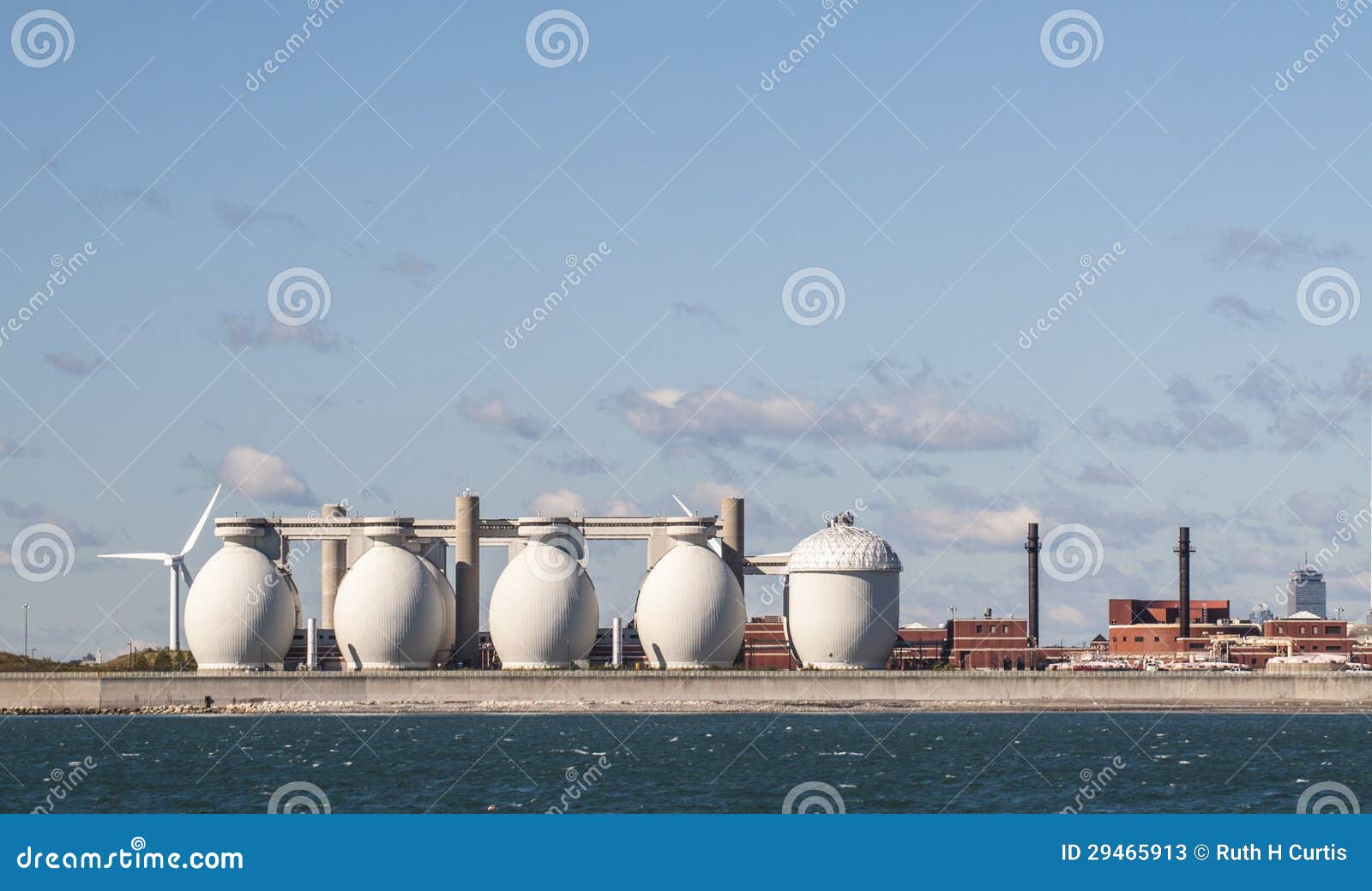 Industry in Boston, MA stock image. Image of water, lines - 29465913