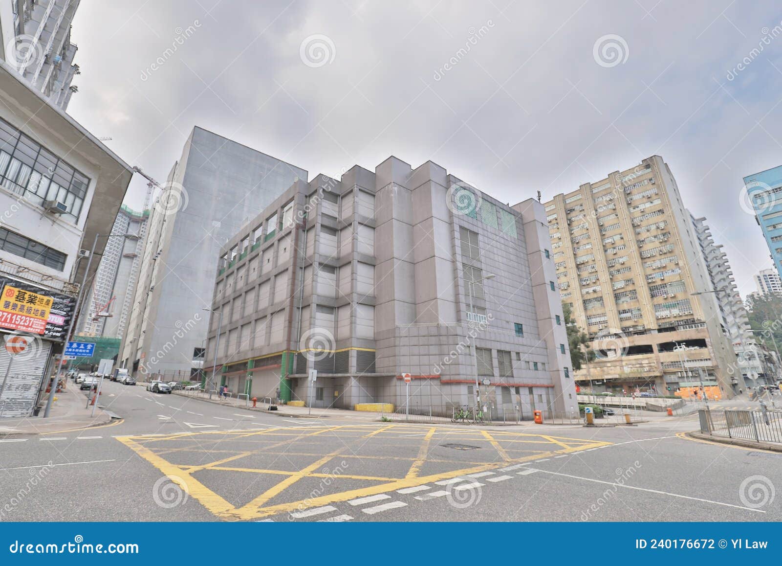 An Industry Building at Business Area Fo Tan Editorial Photography ...