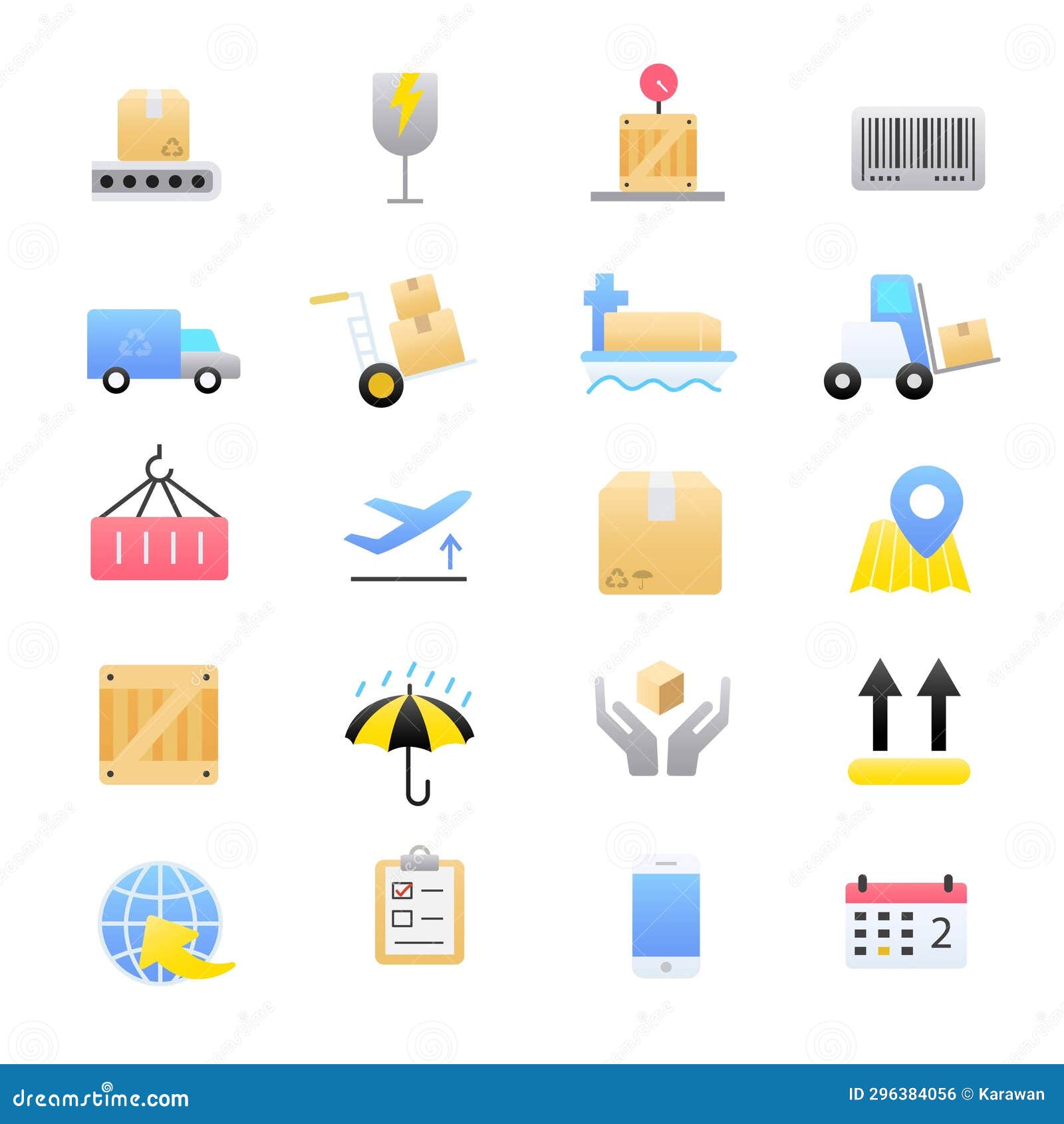 Industry and Communications Icons Set,Vector and Illustration Stock ...