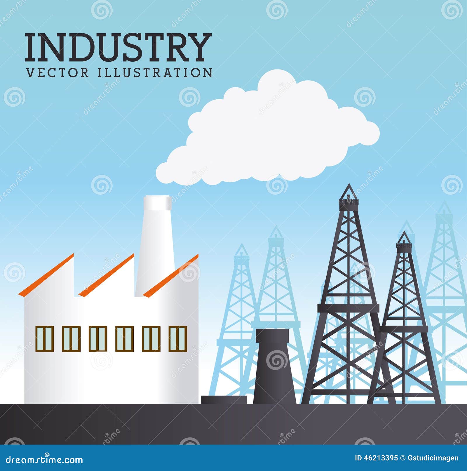 Industry design stock vector. Illustration of industry - 46213395