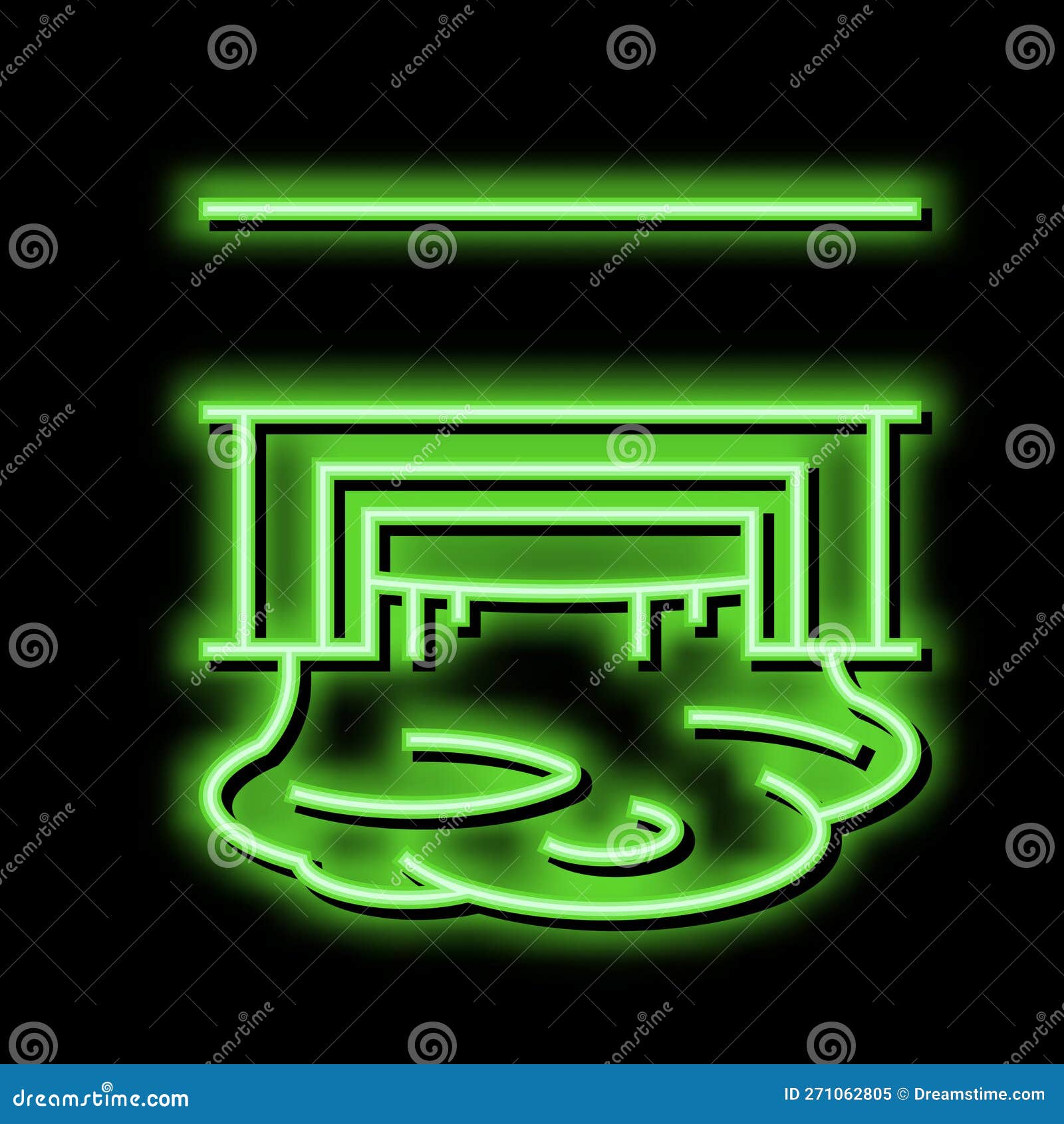 Industry Drainage System Neon Glow Icon Illustration Stock Vector ... Industry Drainage System Neon Glow Icon Illustration Stock Vector ...