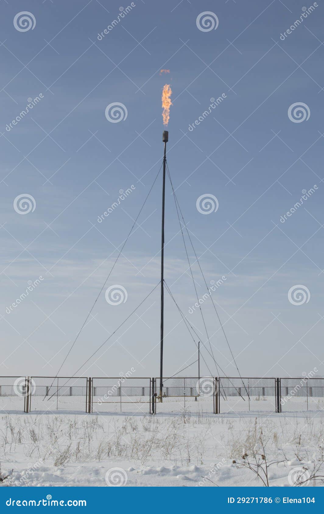 Industry flare stock photo. Image of flare, fire, chimney - 29271786