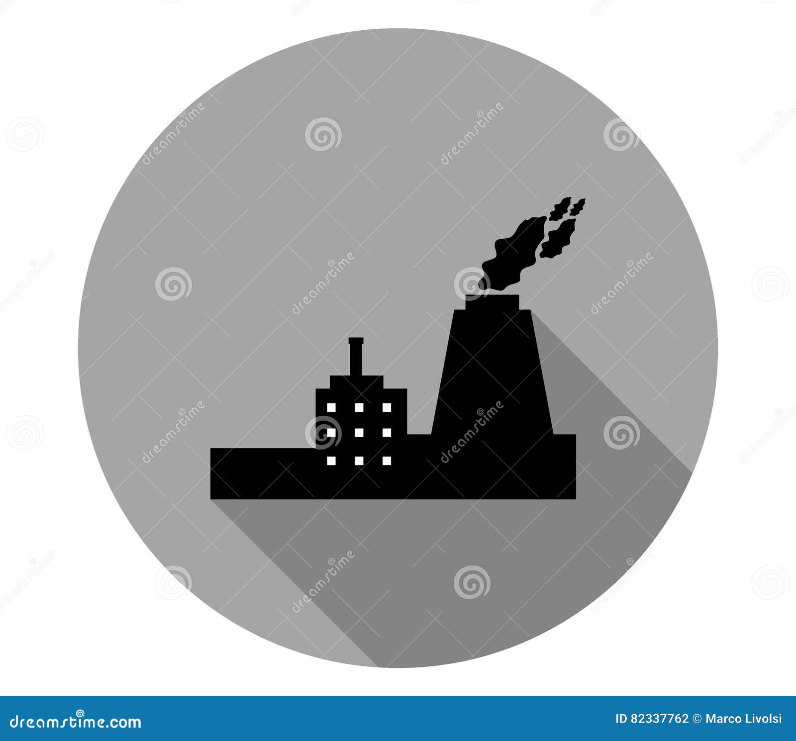 Industry icon stock illustration. Illustration of manufacture - 82337762