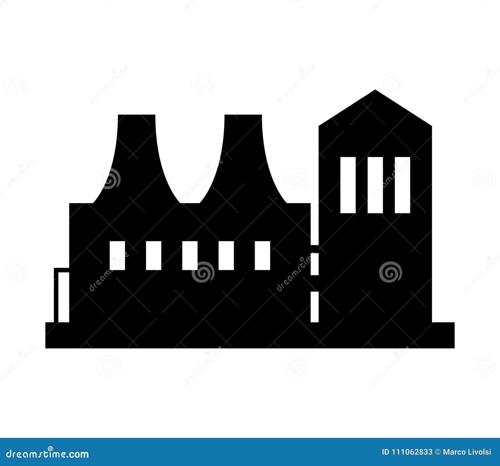 Industry icon stock illustration. Illustration of background - 111062833