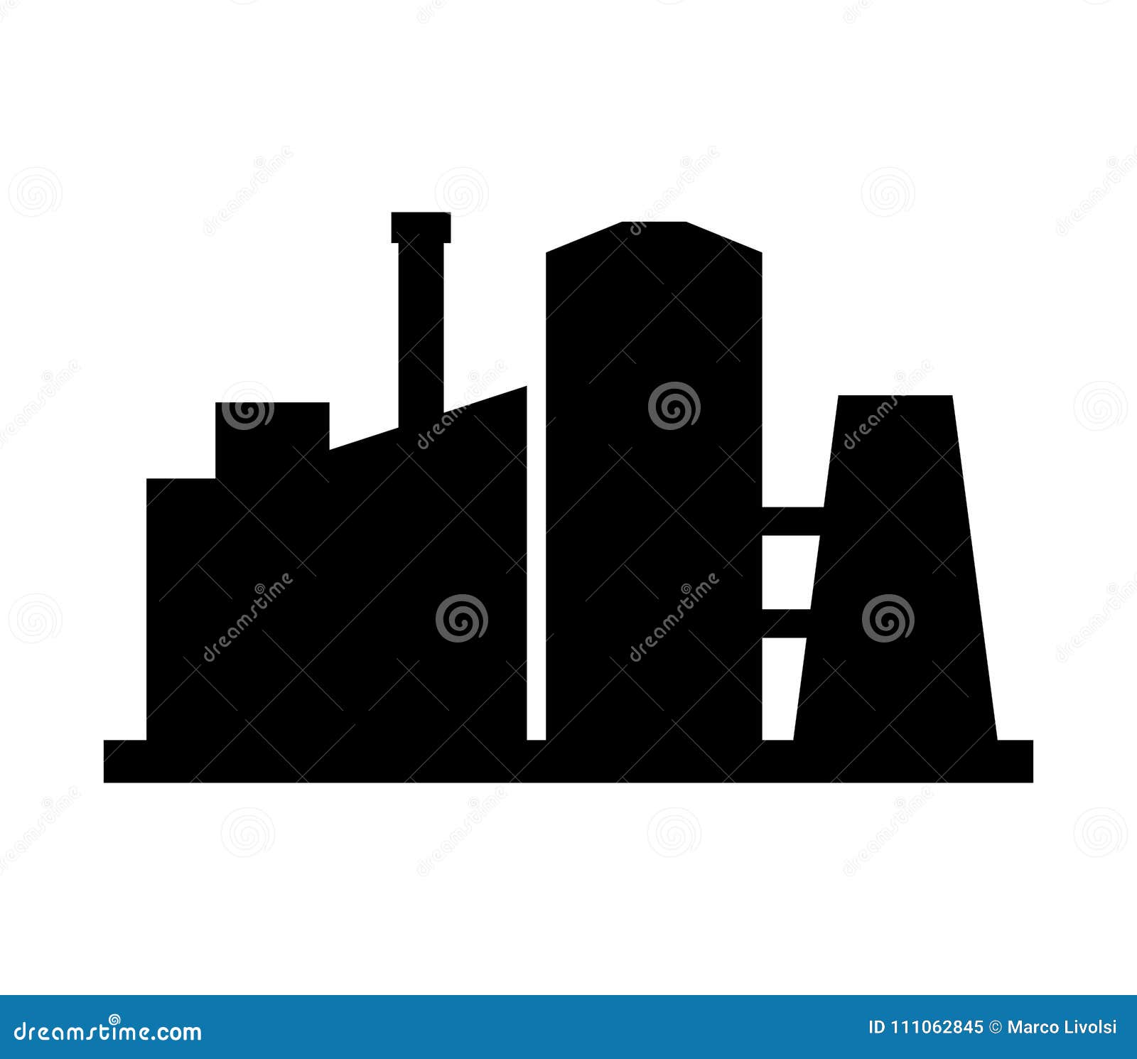 Industry icon stock illustration. Illustration of nuclear - 111062845