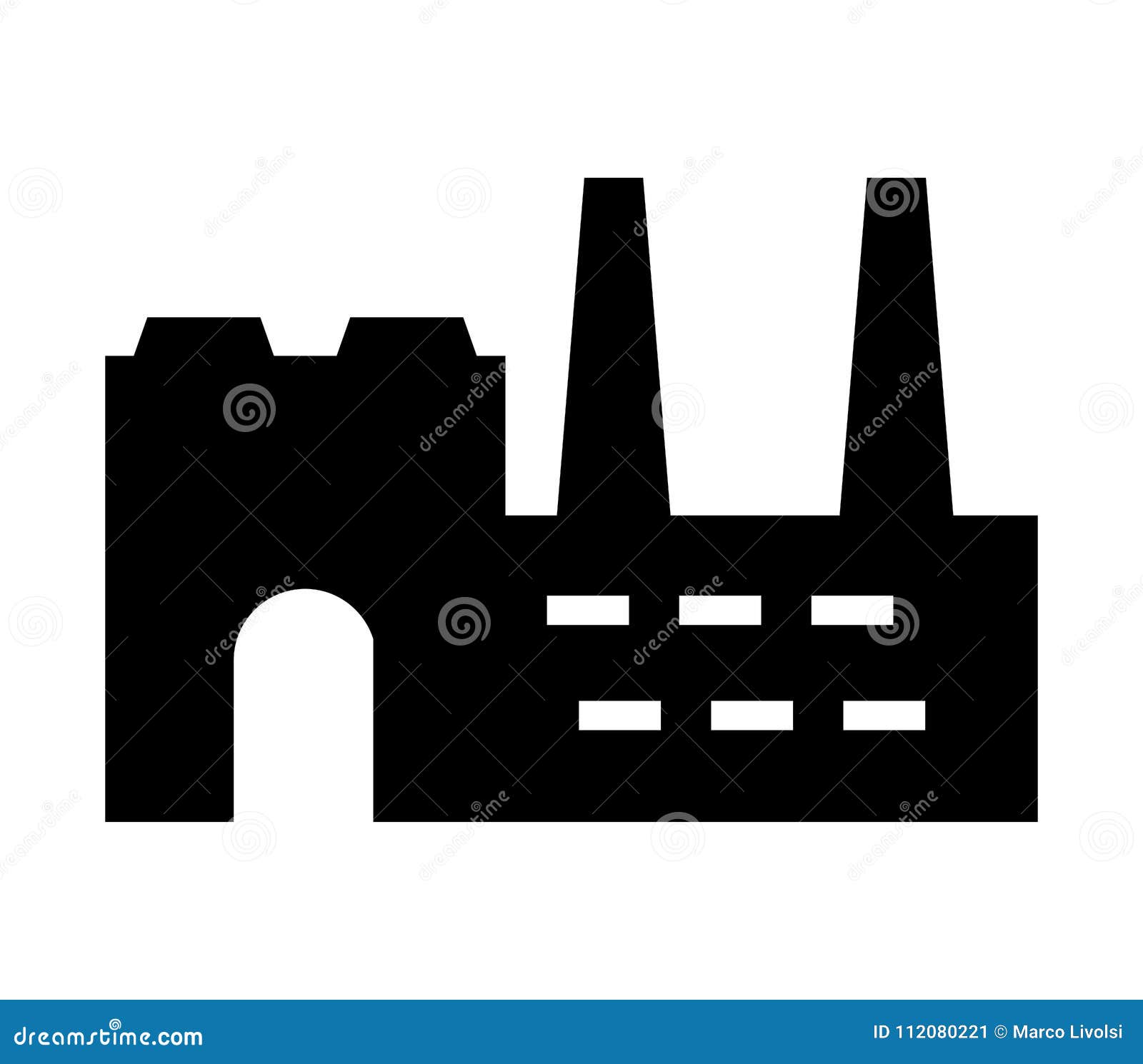Industry icon stock illustration. Illustration of energy - 112080221
