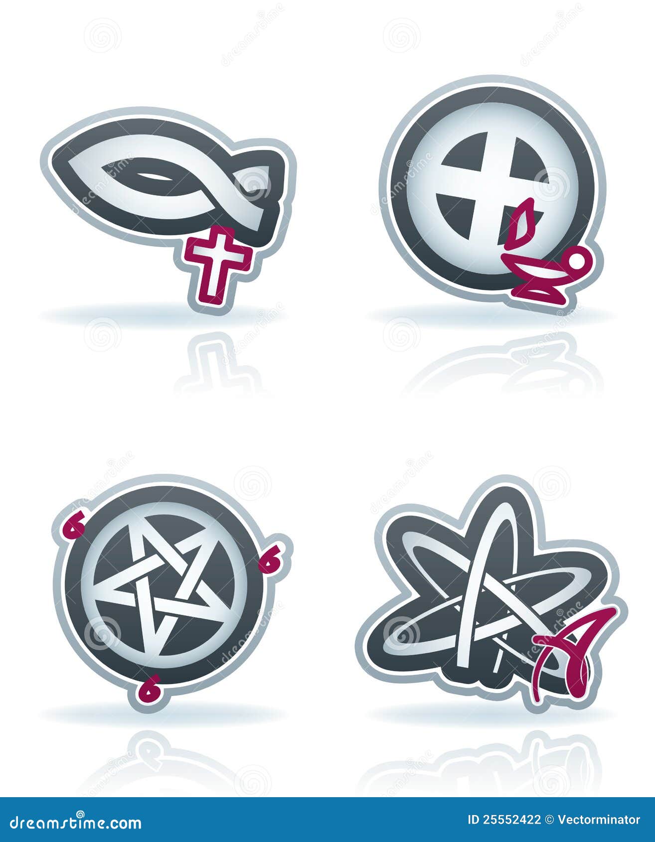 Two Color Gnosticism Vector Icon From Religion Concept. Isolated Blue ...