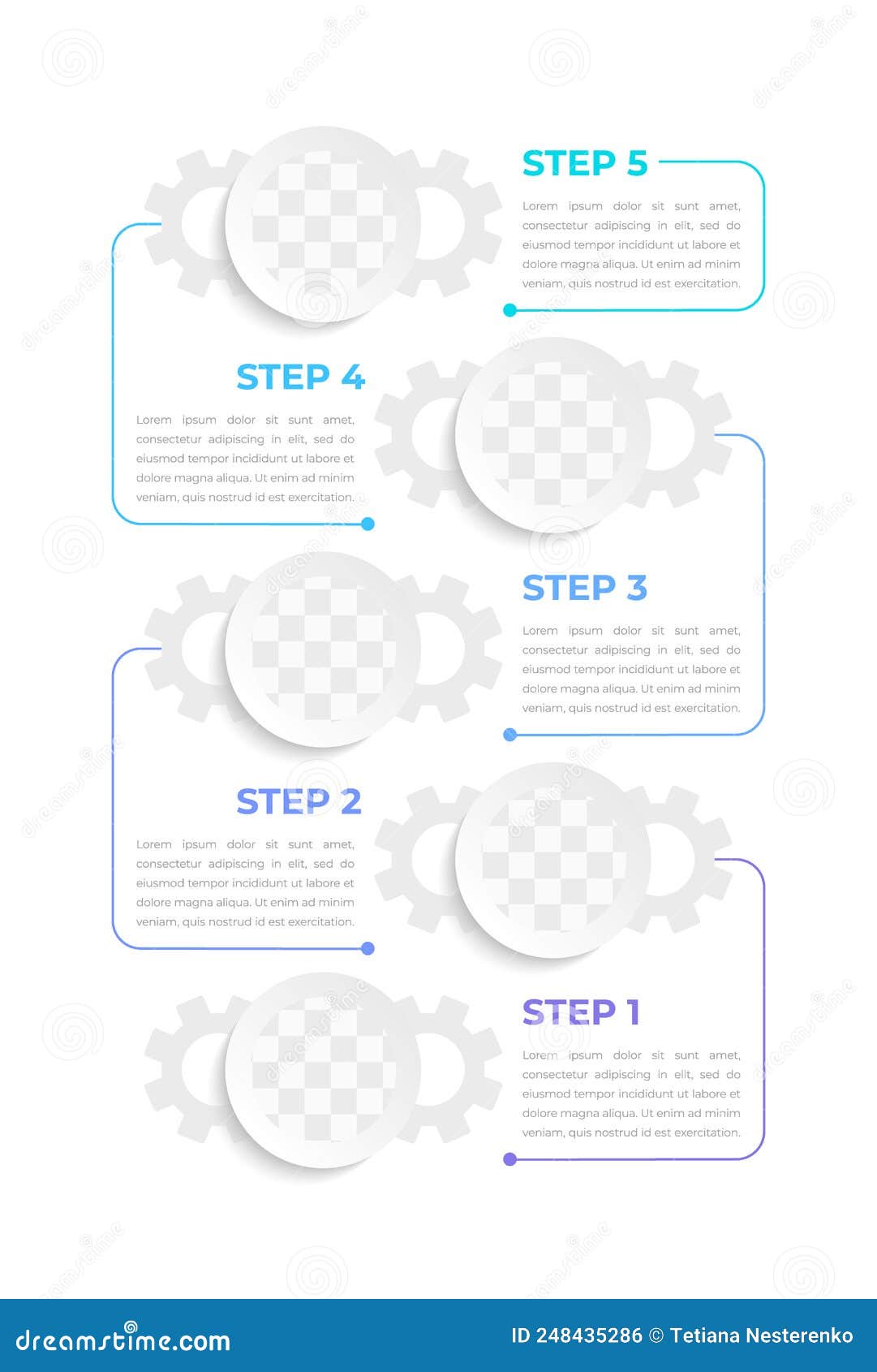 Industry Infographic Chart Design Template Stock Vector - Illustration ...