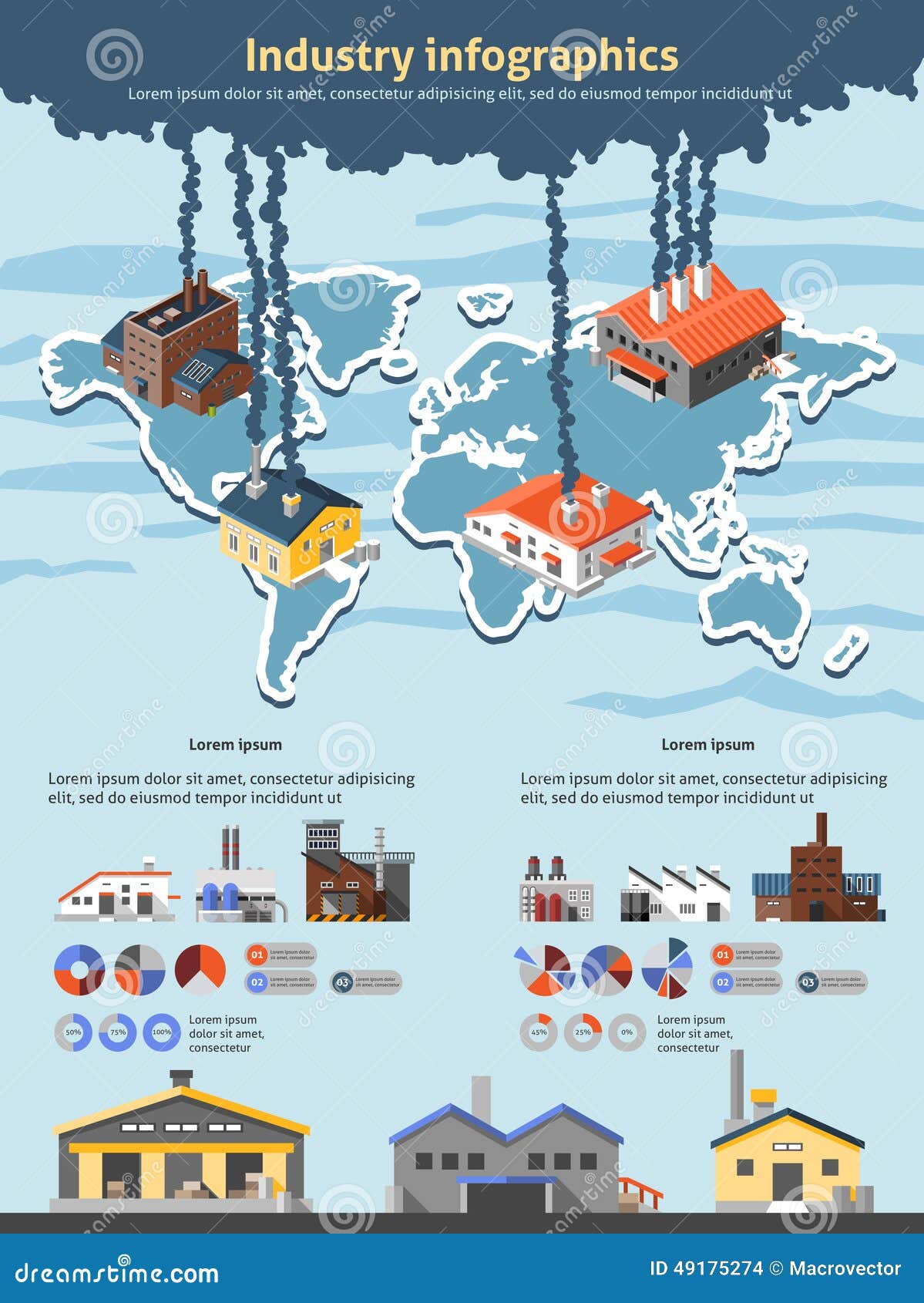 Industry Infographics Set stock vector. Illustration of infochart ... Industry Infographics Set stock vector. Illustration of infochart ...