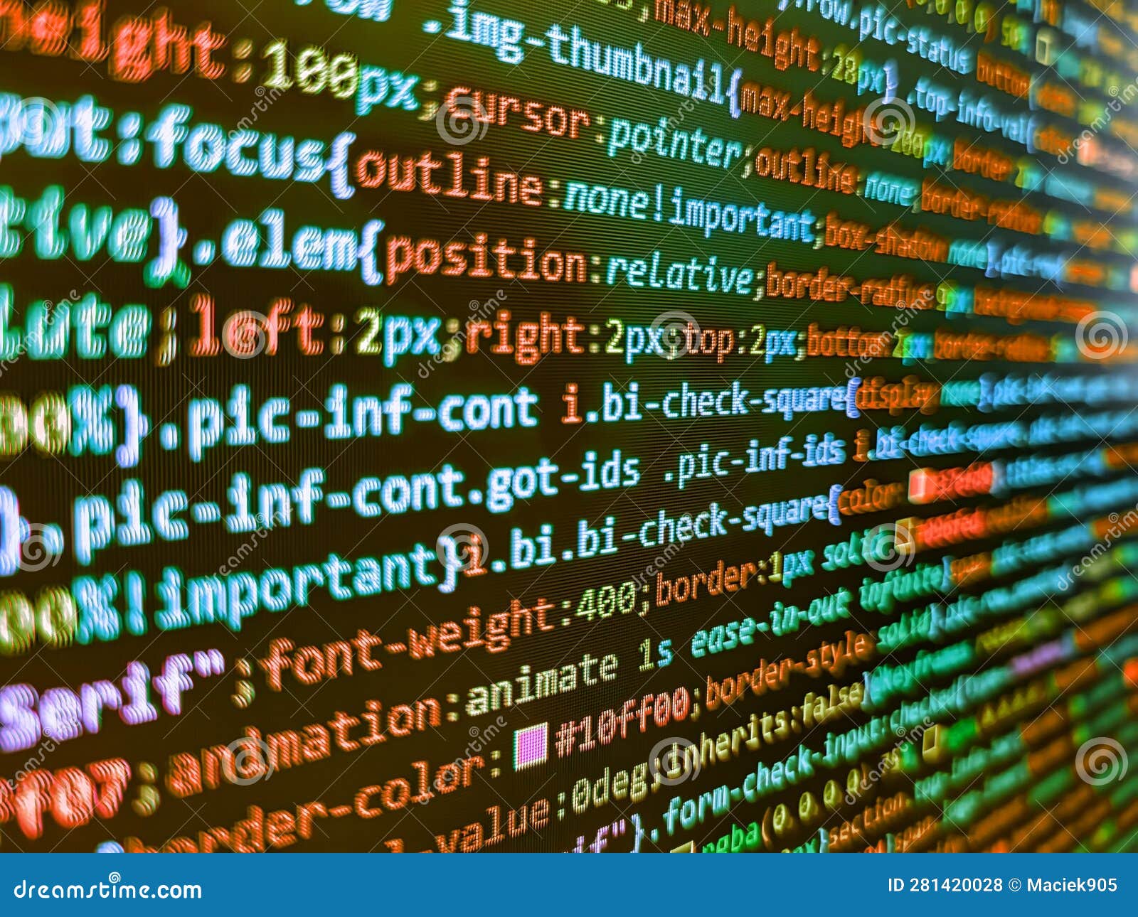 Industry Javascript Abstract Computer Script Random Screen Of Web 5692