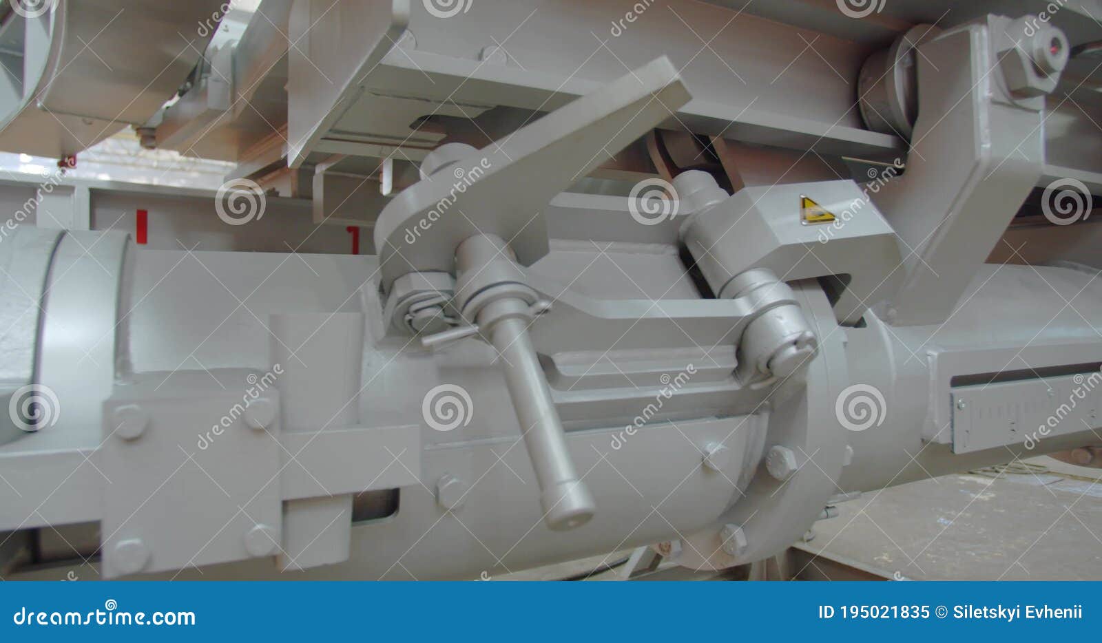 Close Up of an Operating Mud Gun Machine for the Blast Furnace, 4k ...