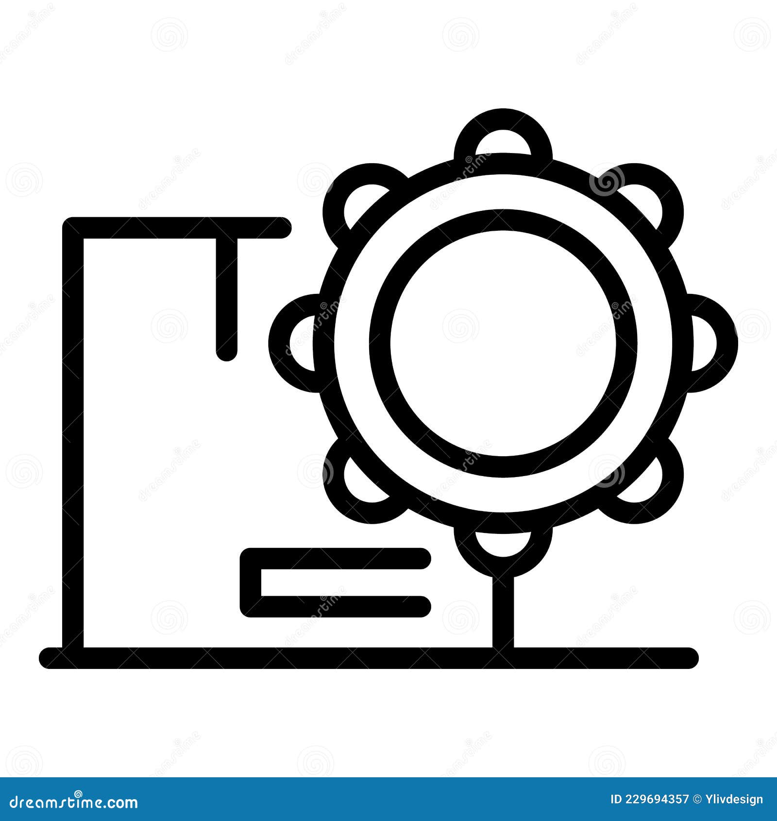 Industry Mass Production Icon Outline Vector. Factory Process Stock ...