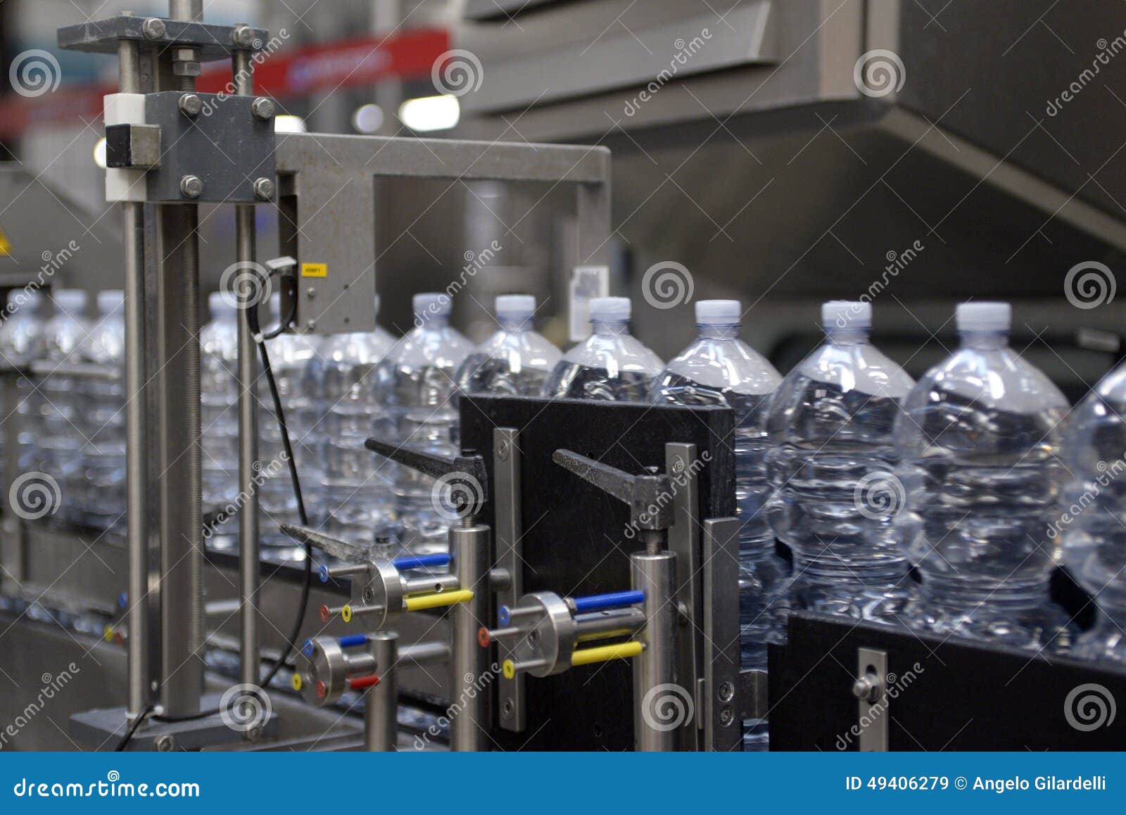 Industry - mineral water stock image. Image of plastic - 49406279