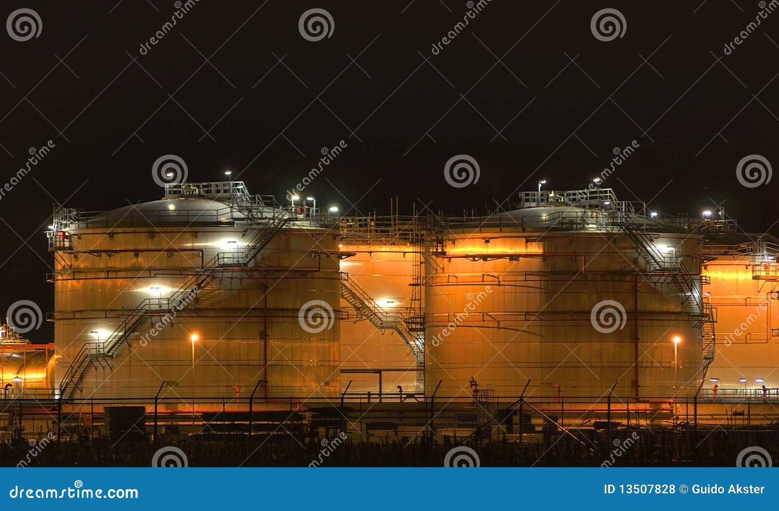 Industry at night stock photo. Image of business, guido - 13507828
