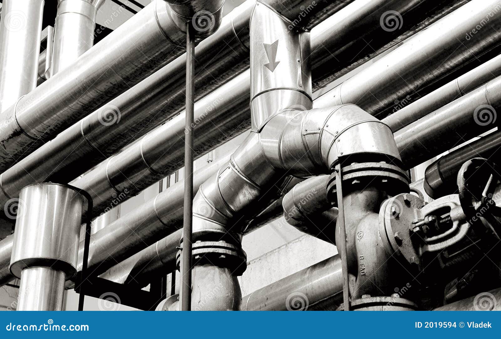 Industry Pipes and Industry Systems Stock Photo - Image of machine ...