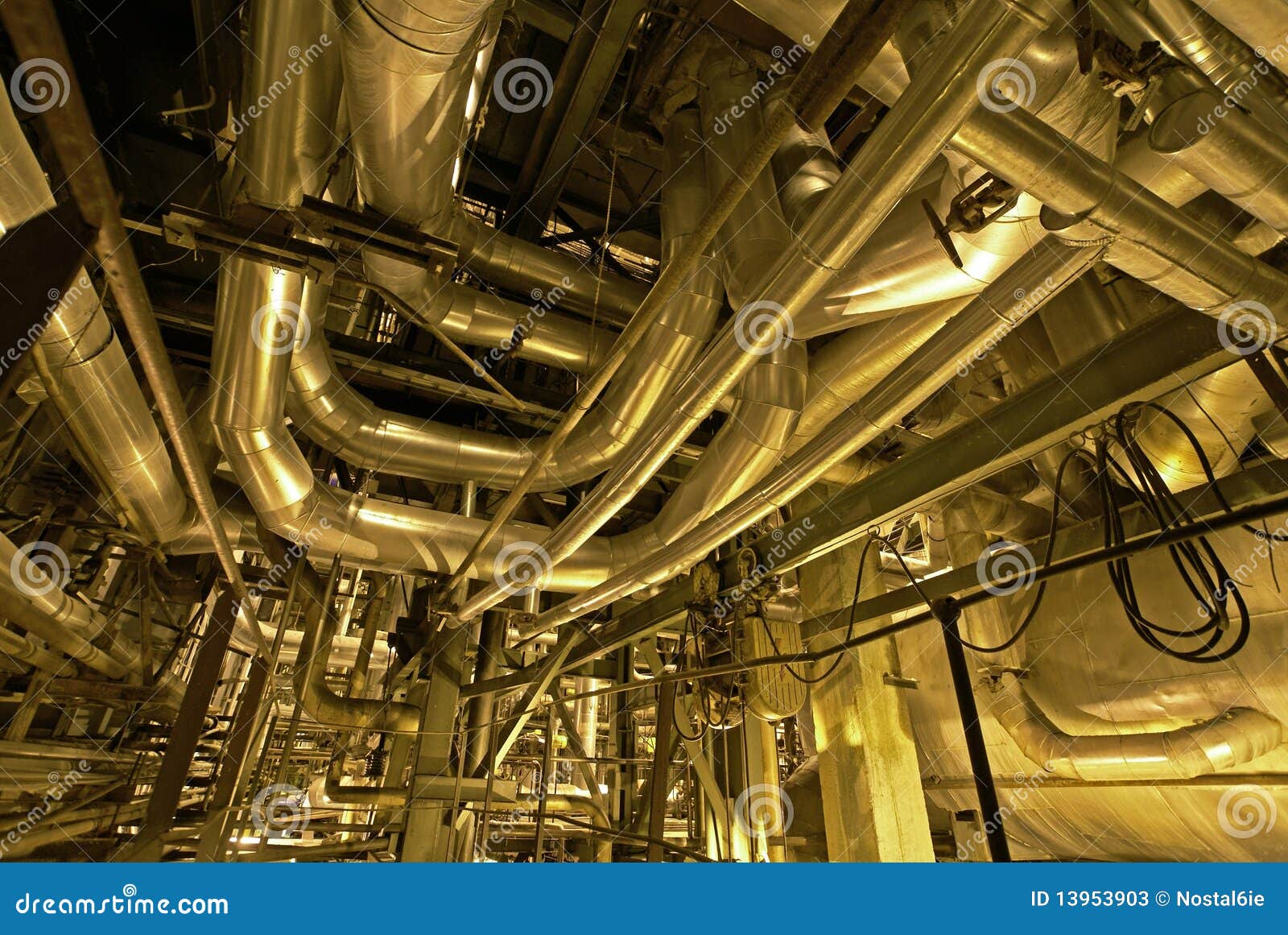 Industry pipes tubes crane stock image. Image of heat - 13953903