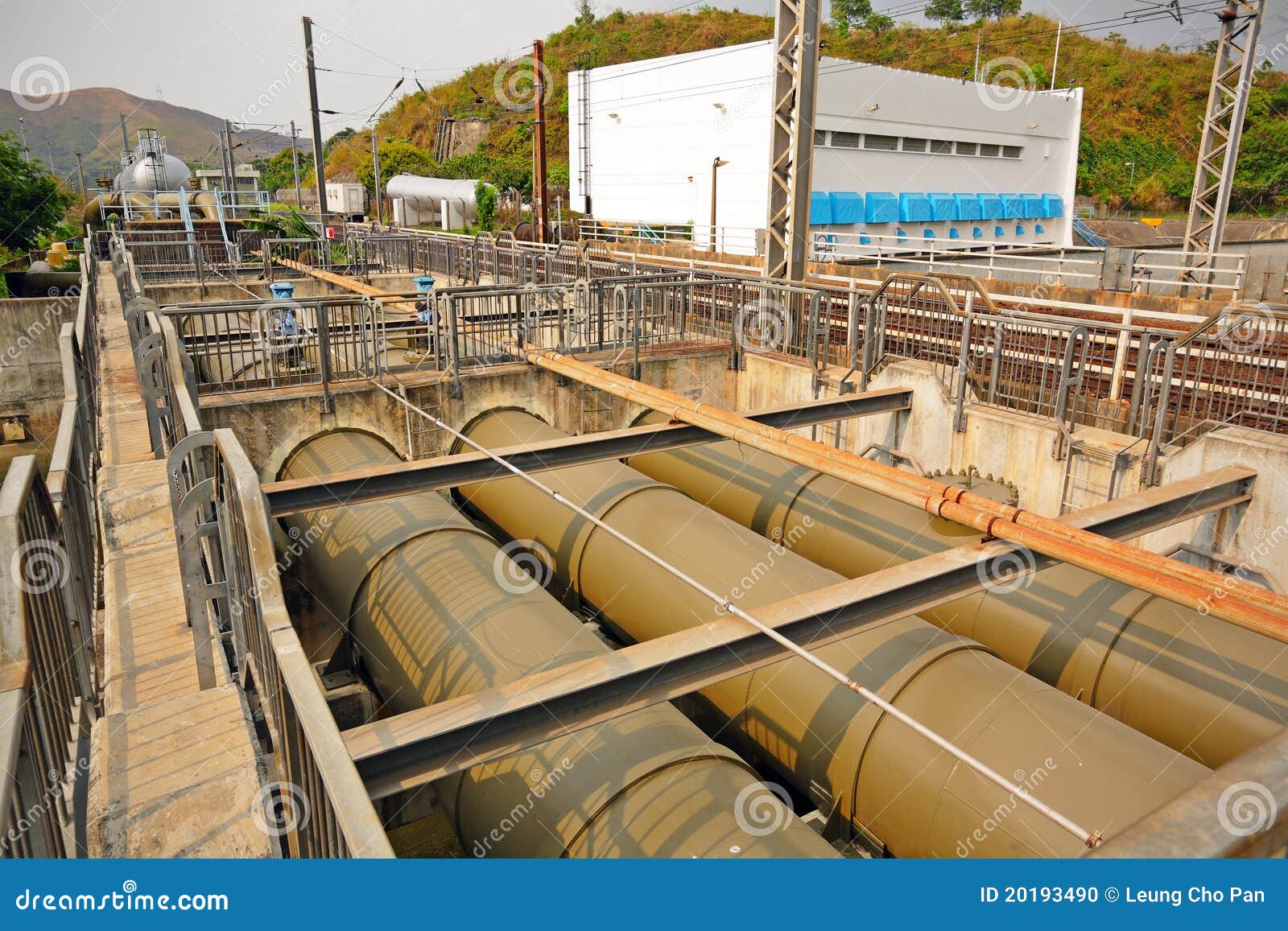 Industry scene stock photo. Image of piping, facility - 20193490