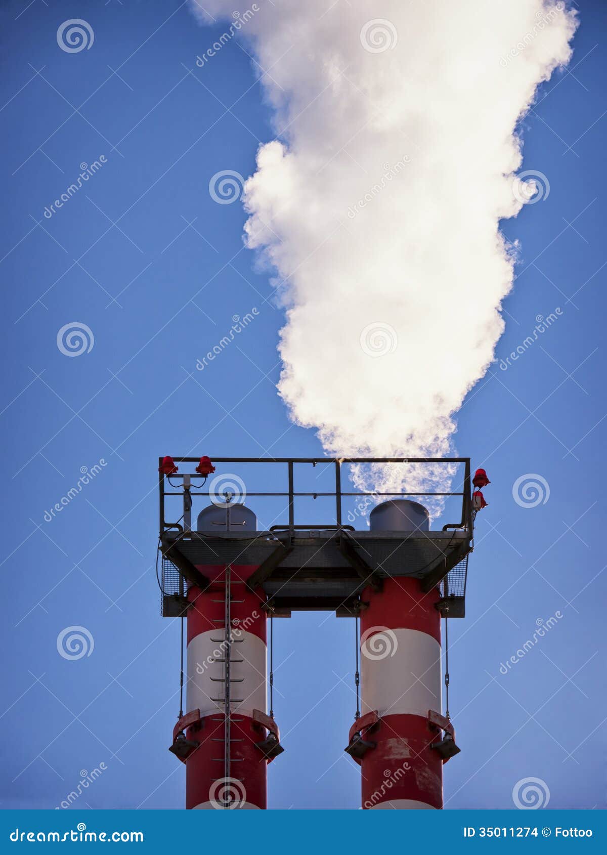 Industry smoke stacks stock photo. Image of chimney, contemporary ...