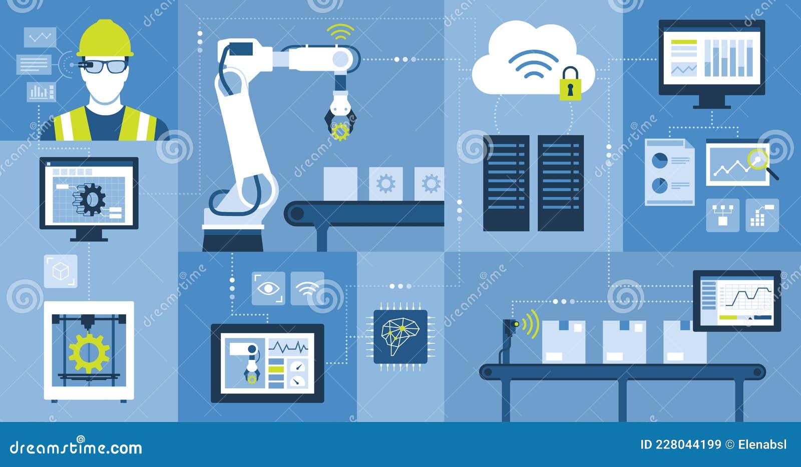 Innovative Production Of Microchips Wafer Semiconductor Manufacturing ...